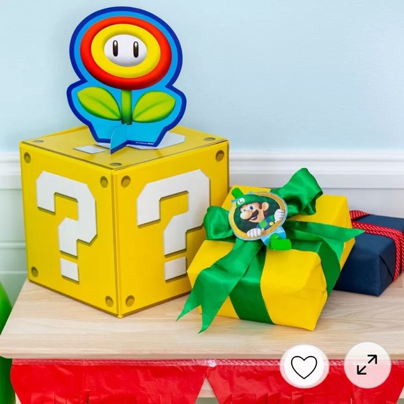 Other | Power Up Question Block Table Centerpieces 4ct Super Mario ...